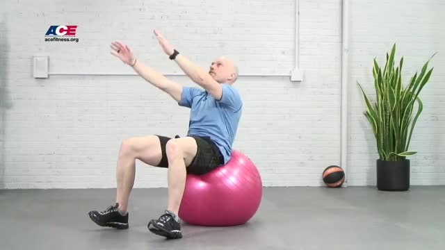 Circular Arm Crunch | myworkouts.io