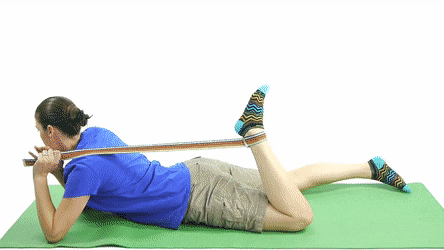 Kneeling Quad Stretch Gif