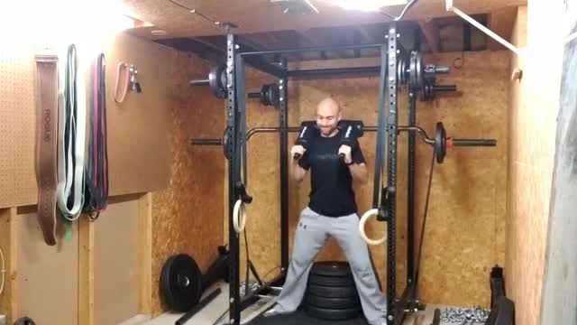 Safety Bar Speed Box Squat | myworkouts.io
