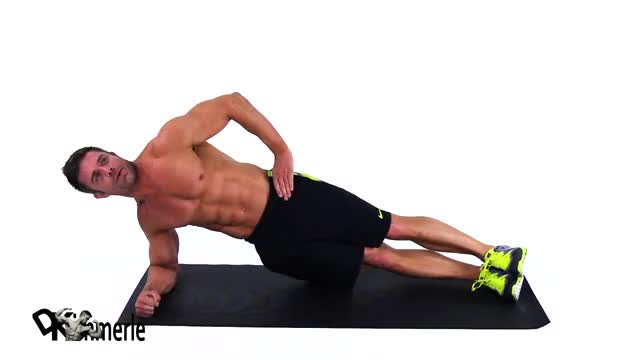Side Plank to Plank with Reach Under | myworkouts.io