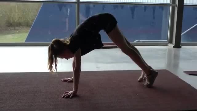 The Worm Hamstring Stretch with Push-Up | myworkouts.io