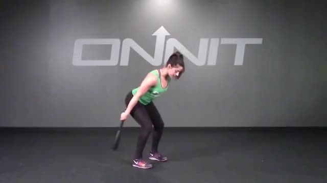 Single Front Swing Steel Club Exercise | myworkouts.io