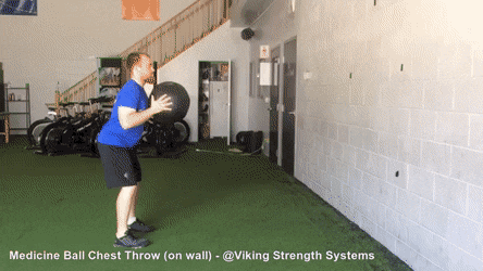 Medicine Ball Chest Pass Alternative
