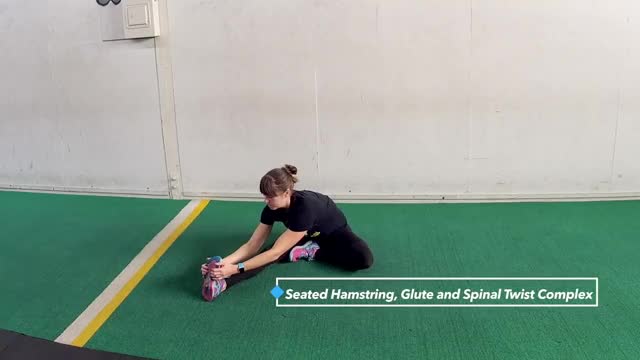 Seated Hamstring, Glute and Spinal Twist Complex | myworkouts.io