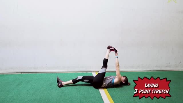 Laying 3 Point Stretch | myworkouts.io